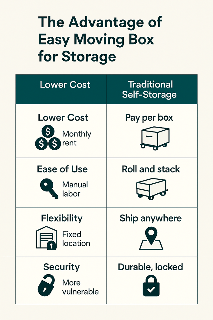 Self Storage vs. Easy Moving Box - Easy Moving Box